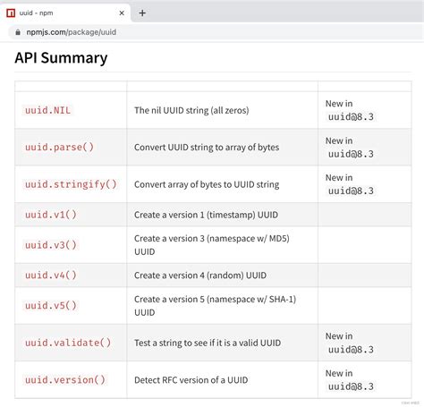 javascript 生成 UUID GUID 浏览器环境 NodeJS环境 纯JavaScript函数 uuid ie兼容问题 CSDN博客