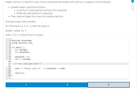 solved integer usernum is read from input write a while