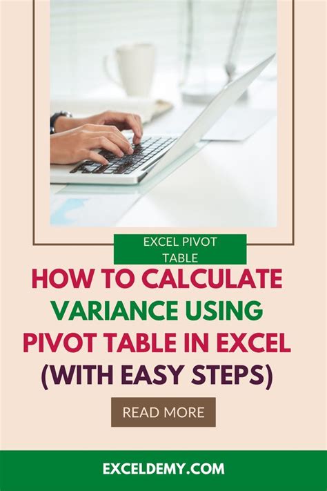 how to calculate variance using pivot table in excel with easy steps artofit