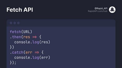 Everything You Need To Know About Fetch Api For Making Api Calls
