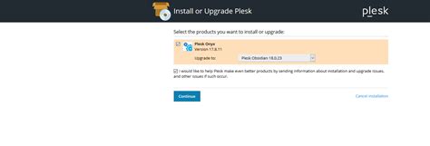 upgrading from plesk onyx to plesk obsidian ans documentation