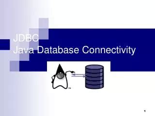 PPT Java Database Connectivity JDBC PowerPoint Presentation Free