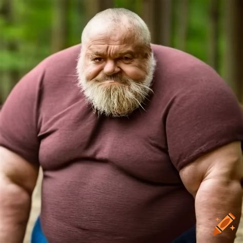 Photo Of A Strong Bearded Old Man In A Forest On Craiyon