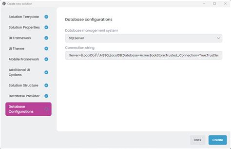 get started with abp creating a layered web application abp documentation