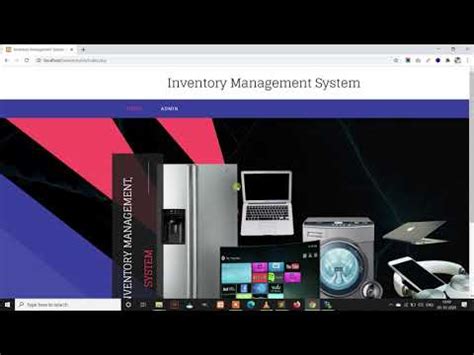 Inventory Management System Using PHP And MySQL YouTube