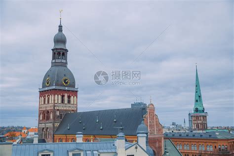 首都拉脱维亚里加市老城中心及历史建筑旅行照片23Okt建造中央高清图片下载 正版图片307947579 摄图网
