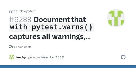 Document That With Pytest Warns Captures All Warnings Not Just