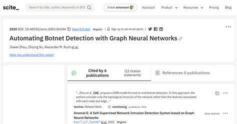 automating botnet detection with graph neural networks [scite report]