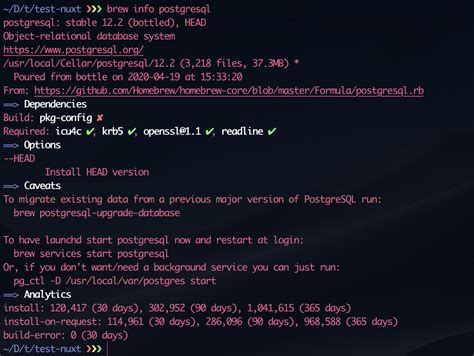 [mac]postgresqlをhomebrewでインストールする方法