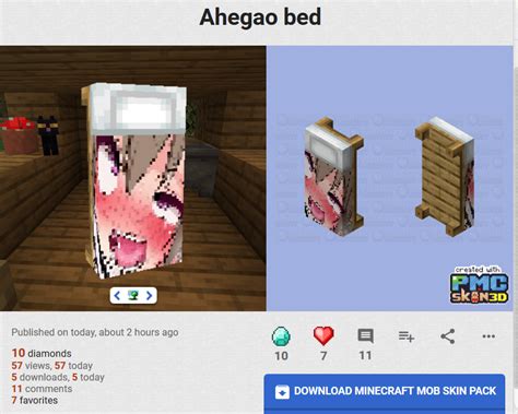 Ahegao Minecraft Texture Pack Monetize Online Videos Using Purebdcraft If And Only If You Do Not