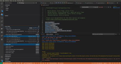 trace esp32 crash error with platformio on vscode platformio ide hot sex picture