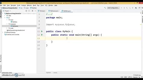 queue using linked list implementation java part 2 youtube