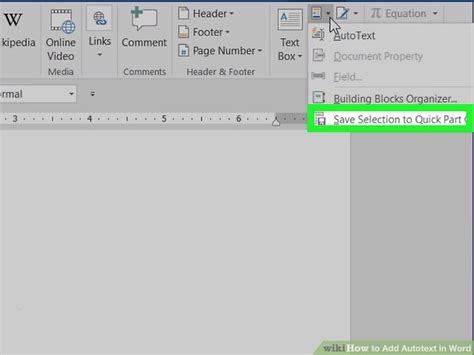 How To Add Autotext In Word 12 Steps With Pictures WikiHow