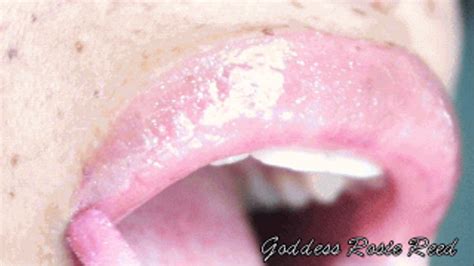 Up Close Lipgloss Goddess Rosie Reed Lipstick Fetish Close Up With Lip Gloss Application