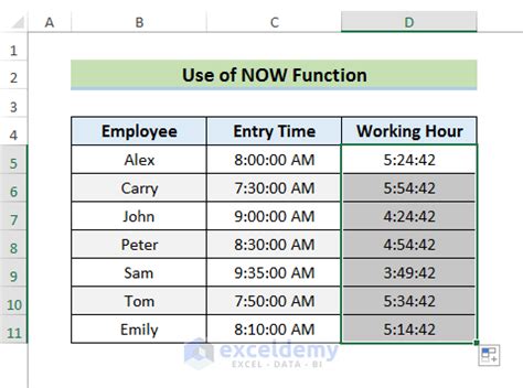How To Subtract Time In Excel 10 Quick Methods ExcelDemy