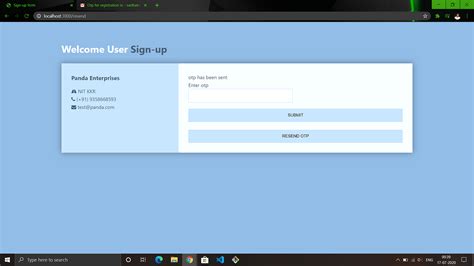 to build otp verification for 2 way authentication using node js and express by sarthak mittal