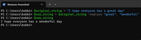 how to replace text in string in powershell with examples collecting wisdom