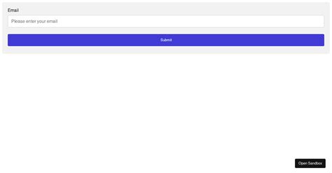 Formst Demo Forked Codesandbox