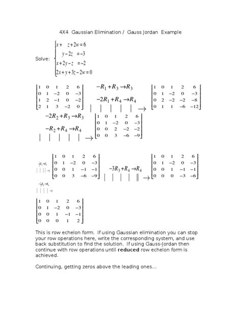 4x4 gaussian example pdf theoretical computer science algorithms and data structures