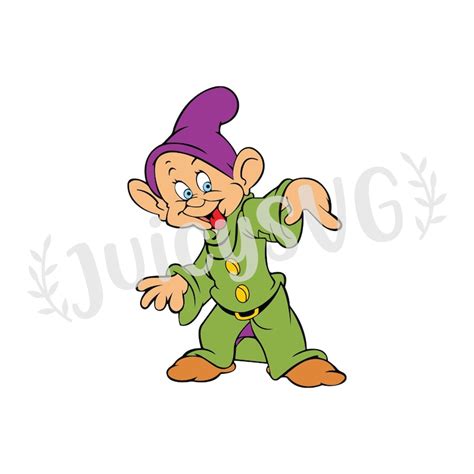 Dopey Snow White And The Seven Dwarfs Layered Svg Cricut Etsy