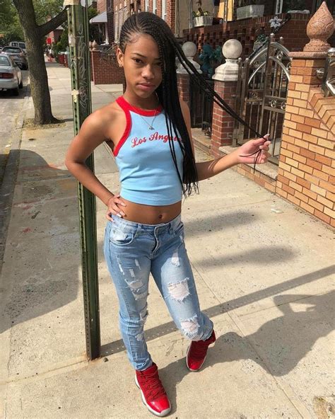 ⚡️follow Me For More Content💧😍 Cute Swag Outfits Red Outfit Black Girl Outfits