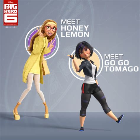 Honey Lemon And Gogo Tomago Big Hero 6 Photo 37614366 Fanpop