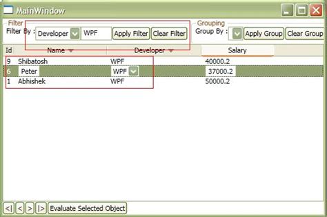wpf listview which can do sorting filtering totals