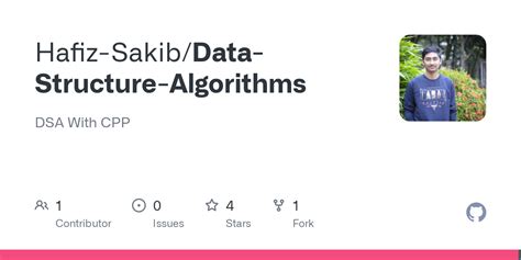 github hafiz sakib data structure algorithms dsa with cpp