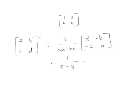 solved decide whether the given matrix is invertible find the inverse if it exists in exercise
