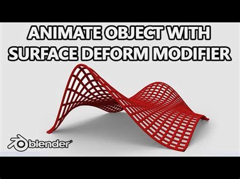How To Apply SURFACE DEFORM Modifier In Blender YouTube