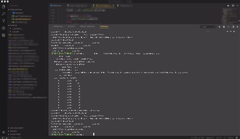 terminal text garbled after resizing output window · issue 41826 · microsoft vscode · github