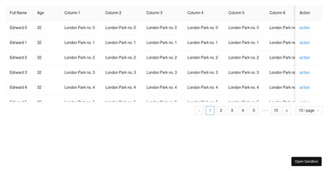 Fixed Columns And Header Ant Design Vue 3 2 20 Codesandbox