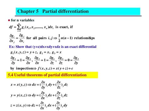 ppt 5 1 definition of the partial derivative powerpoint presentation id 5737069