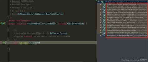 springboot 2 0 webserverfactorycustomizer修改默认servlet容器 486 csdn的博客 csdn博客