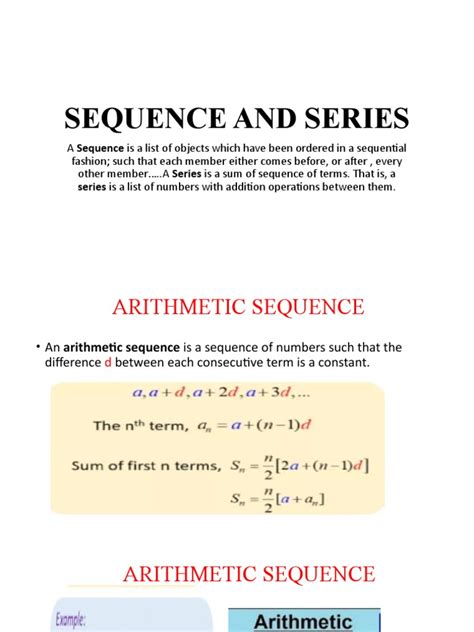 sequence and series pdf