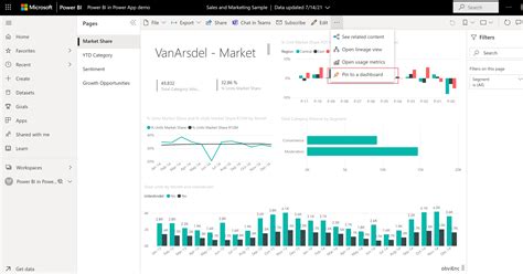 add a power bi visual in a model driven app power apps microsoft learn