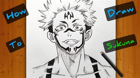 How To Draw Sukuna Step By Step Easy Anime Drawing Sukuna Drawing