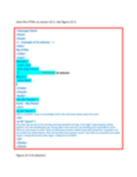 SOLUTION Concise HTML And CSS Notes Practical Approach 22 Lesson 22