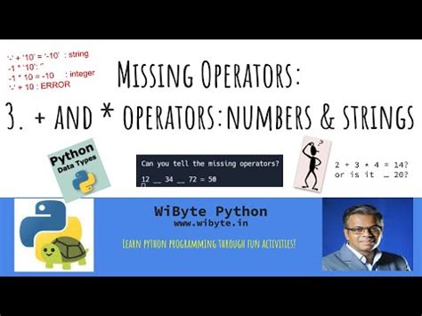 Operators And For Strings And Numbers Integers Floats In