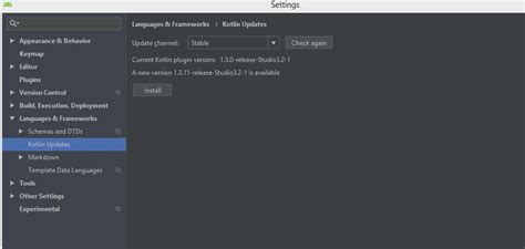 Change Kotlin Version In Android Studio