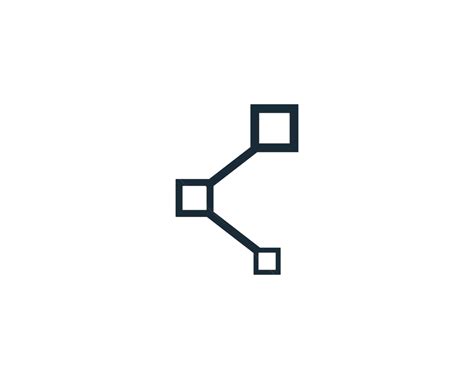 connection chain icon vector logo template illustration design vector graphic abstract emblem