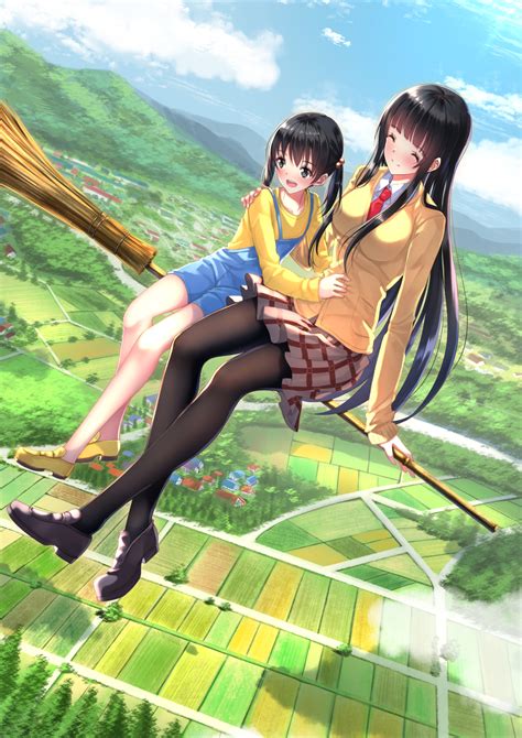 Flying Witch Mobile Wallpaper By Swordsouls 1998298 Zerochan Anime