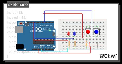 S2E3 2 Pulsadores Pulldown Y Pullup Wokwi ESP32 STM32 Arduino