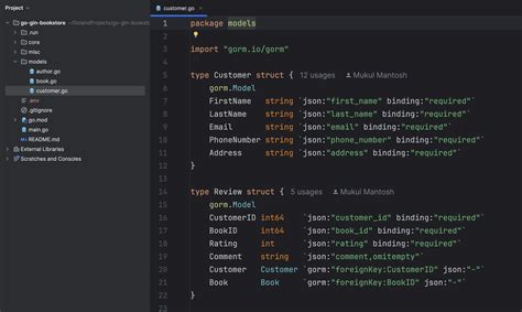Data Models JetBrains Guide