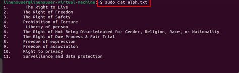 How To Display Contents Of A File In Linux Ubuntu Liberian Geek