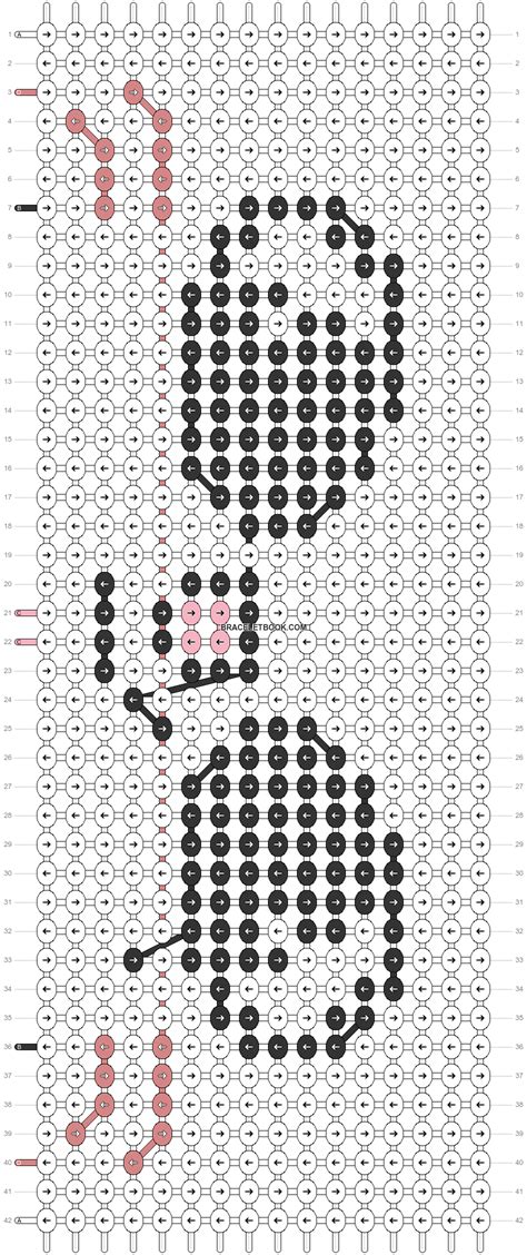 Alpha Pattern 137654 BraceletBook