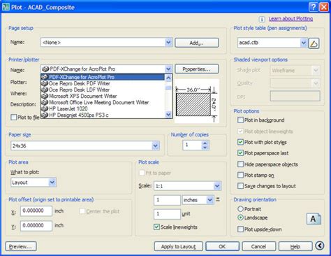 autocad plot style not pdf printing correctly operfamerican