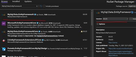 c error 4 could not load file or assembly mysql data entityframework or one of its