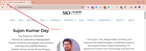 How To Add Site Icon In Your HTML Page SUJON KUMAR DEY