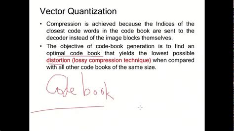 vector quantization and wavelet based image compression youtube
